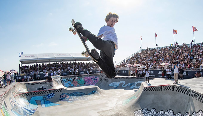 Tom Schaar, Fs Stalefish na final em Huntington Beach - LaybackLayback